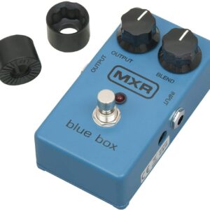 MXR M103 Blue Box Octave Fuzz Bundle with 9-volt Power Supply