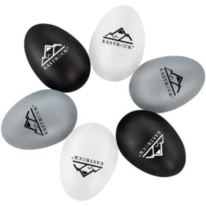 eastrock egg shakers set 6 pcs hand percussion shakers musical maracas percussion instruments