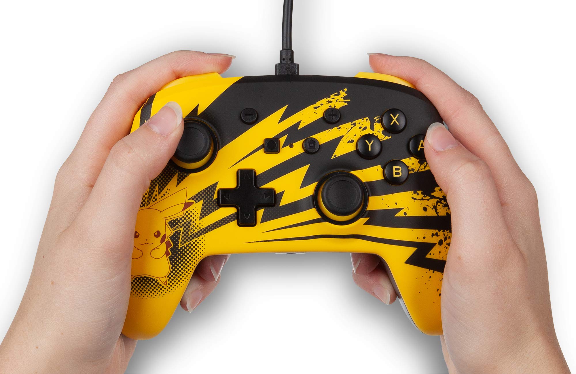 PowerA Pokemon Enhanced Wired Controller for Nintendo Switch - Pikachu Lightning - Nintendo Switch