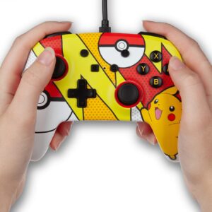 NINTENDO SWITCH PIKACHU POP ART WIRED ENHANCED CONTROLLER [POWER A]