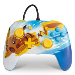 PowerA Enhanced Wired Controller for Nintendo Switch - Pokémon: Pikachu Charge, Gamepad, game controller, wired controller, officially licensed