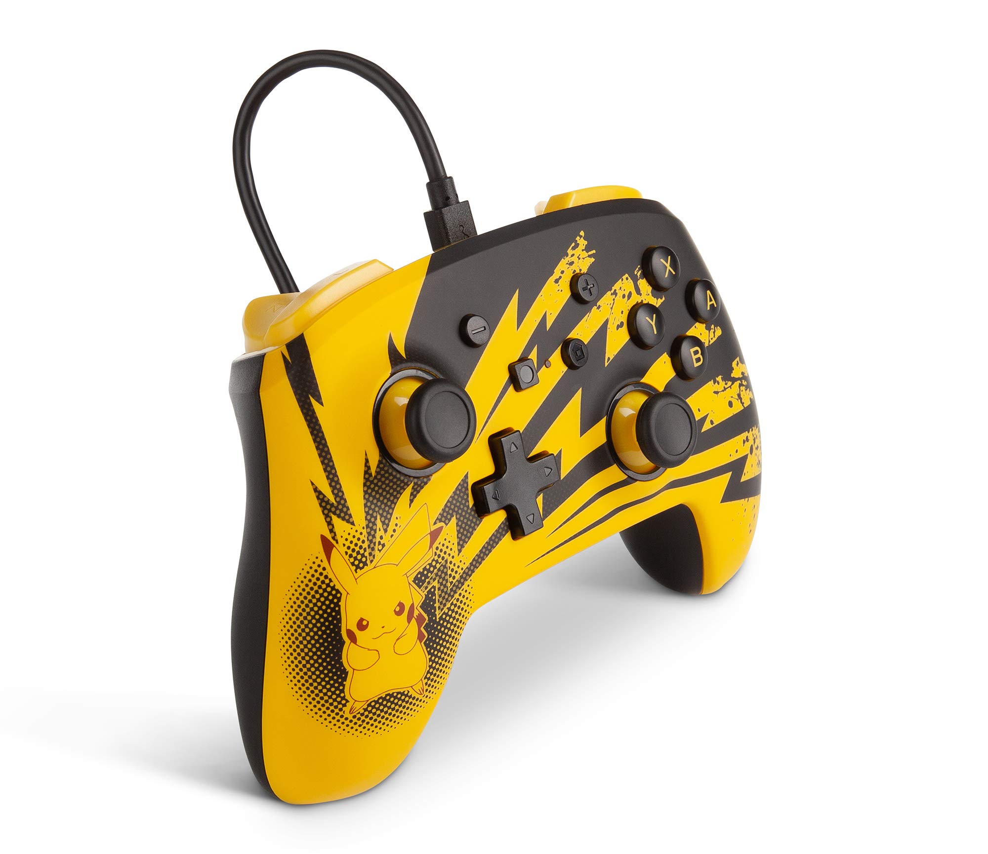 PowerA Pokemon Enhanced Wired Controller for Nintendo Switch - Pikachu Lightning - Nintendo Switch