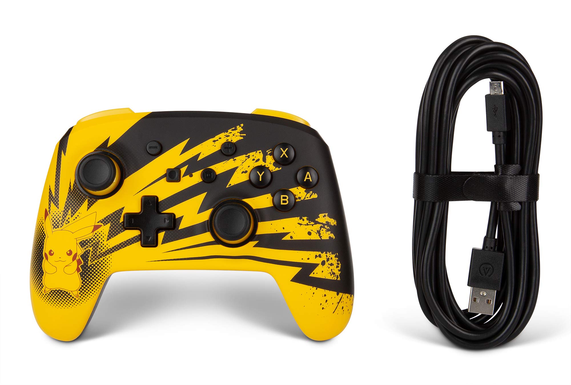 PowerA Pokemon Enhanced Wired Controller for Nintendo Switch - Pikachu Lightning - Nintendo Switch