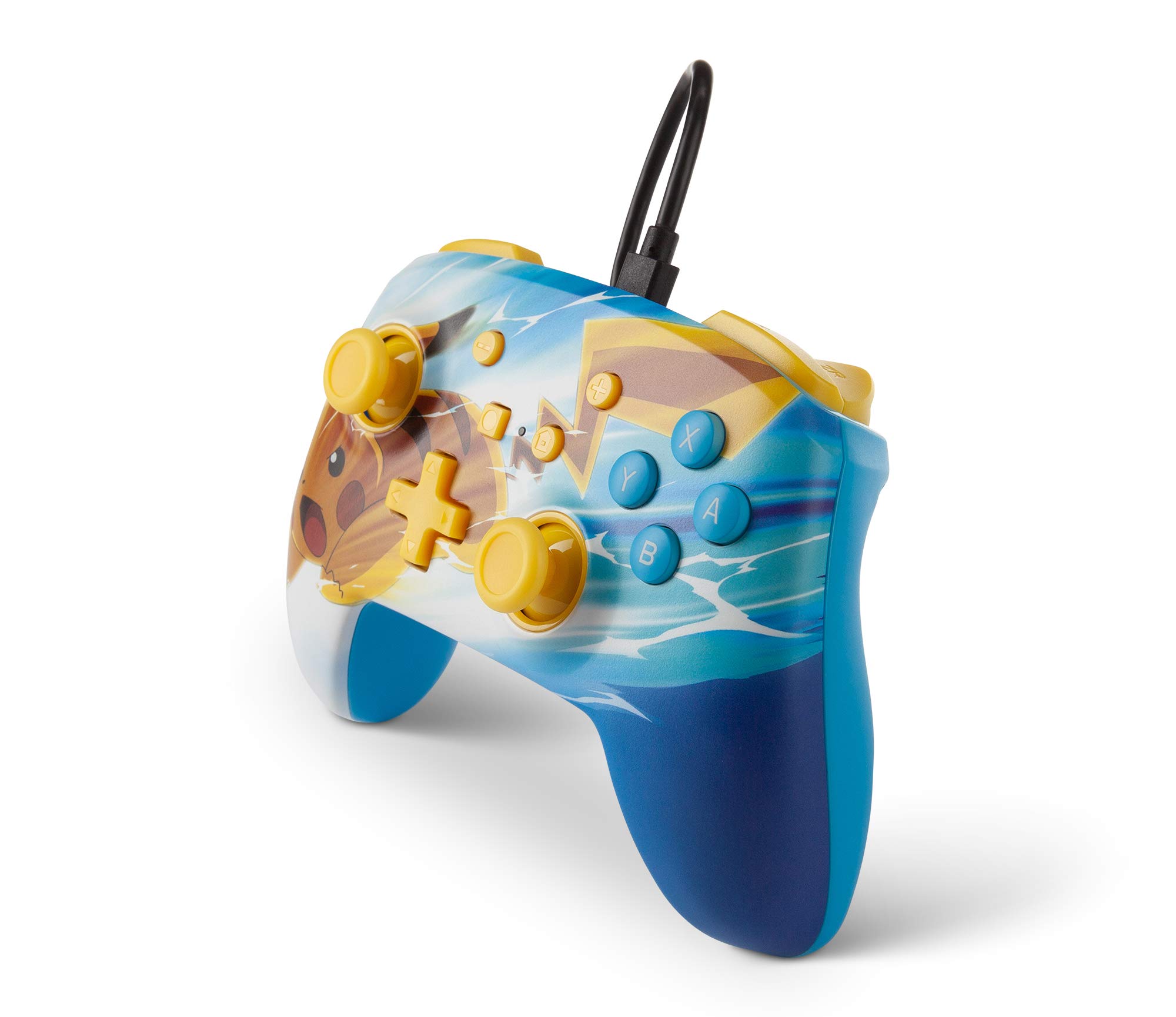 PowerA Enhanced Wired Controller for Nintendo Switch - Pokémon: Pikachu Charge, Gamepad, game controller, wired controller, officially licensed