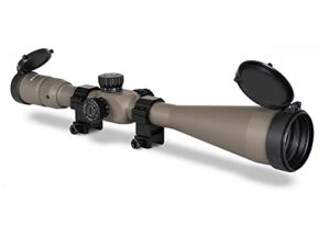 monstrum g3 8-32x56 first focal plane ffp rifle scope | flat dark earth