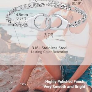 PROSTEEL Ankle Bracelets Foot Jewelry For Women Ankle Braclet Braclets Bracelts Silver Anklets Stainless Steel Chain Anklet