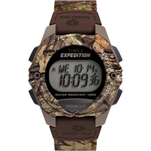 timex x men's expedition digital cat 40mm watch – break-up country camo fabric strap