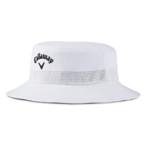 callaway golf bucket hat (l/xl, white)