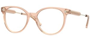 versace ve 3291 transparent brown 51/18/140 women eyewear frame