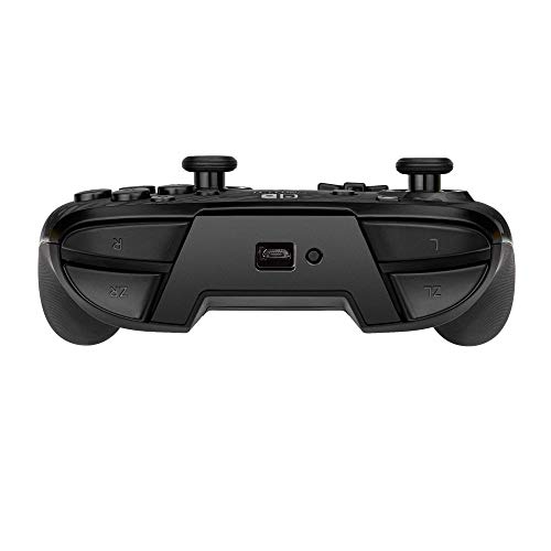 PDP Gaming Faceoff Deluxe Wireless Switch Pro Controller - Black Camo / Camouflage - Officially Licensed by Nintendo - Customizable buttons, sticks, triggers, and paddles - Motion Sensing Controllers