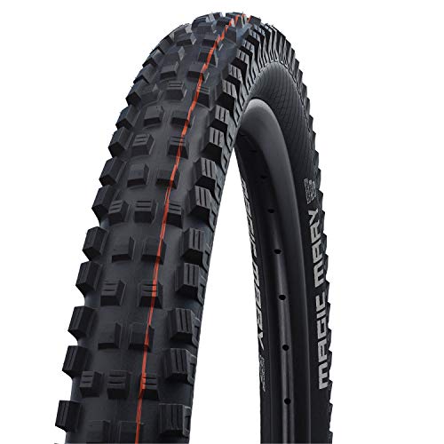 SCHWALBE - Magic Mary Downhill and Enduro Tubeless Folding Bike Tire | 29 x 2.35 | Evolution Line, Super Gravity, Addix Soft | Black