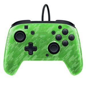 PDP Controller Faceoff Deluxe+ Audio Wired Switch Camo Green