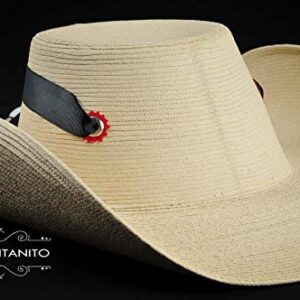 Sombrero mens DE ASTILLA ECONOMICO Talla - M - PULGADAS (7 1/4) - 57 a 58 cm Beig