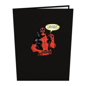 Lovepop Marvel Deadpool Birthday Pop Up Card - 3D Card, Birthday Card, Deadpool, Birthday Card for Kids, Pop Up Birthday Card, Marvel Birthday Card, Superhero Birthday Card, 3D Birthday Card 5 x 7