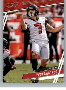 2020 panini prestige football #96 younghoe koo atlanta falcons official nfl trading card from panini america