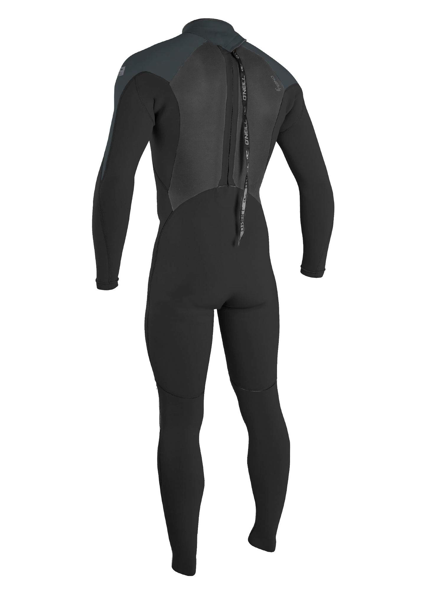 O'Neill Epic 4/3 mm Back Zip Full Wetsuit Black/Gunmetal/Black 3XL (6'0"-6'2", 230-250 lbs)