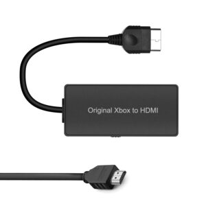 xbox to hdmi converter, convert original xbox video signal to hdmi signal, hd cable for original xbox, supports all xbox resolutions（480i /720p） - original xbox adapter - xbox original hdmi cable