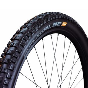 SCHWALBE - Eddy Current E-MTB/MTB and Enduro Tubeless Folding Front Bike Tire | 29 x 2.4 | Evolution, Super Gravity, Addix Soft | Black