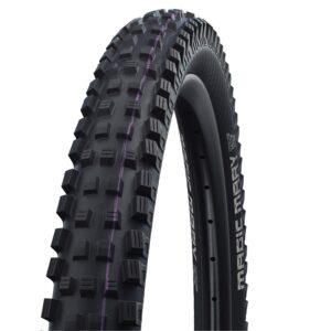 schwalbe - magic mary downhill and enduro tubeless folding bike tire | 27.5 x 2.4 | evolution line, super gravity, addix ultra soft | black