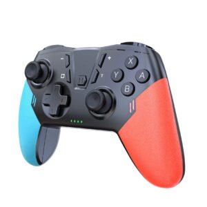 uberwith wireless switch pro controller for nintendo switch controllers, pro controller gamepad joystick with amibo & awake-up gyro axis,dual vibration,turbo,capture function,motion control