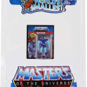 Worlds Smallest Masters of The Universe Bundle Set of 4 Mini Figures - He-Man - Skeletor - Teela - Battle Cat