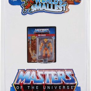 Worlds Smallest Masters of The Universe Bundle Set of 4 Mini Figures - He-Man - Skeletor - Teela - Battle Cat