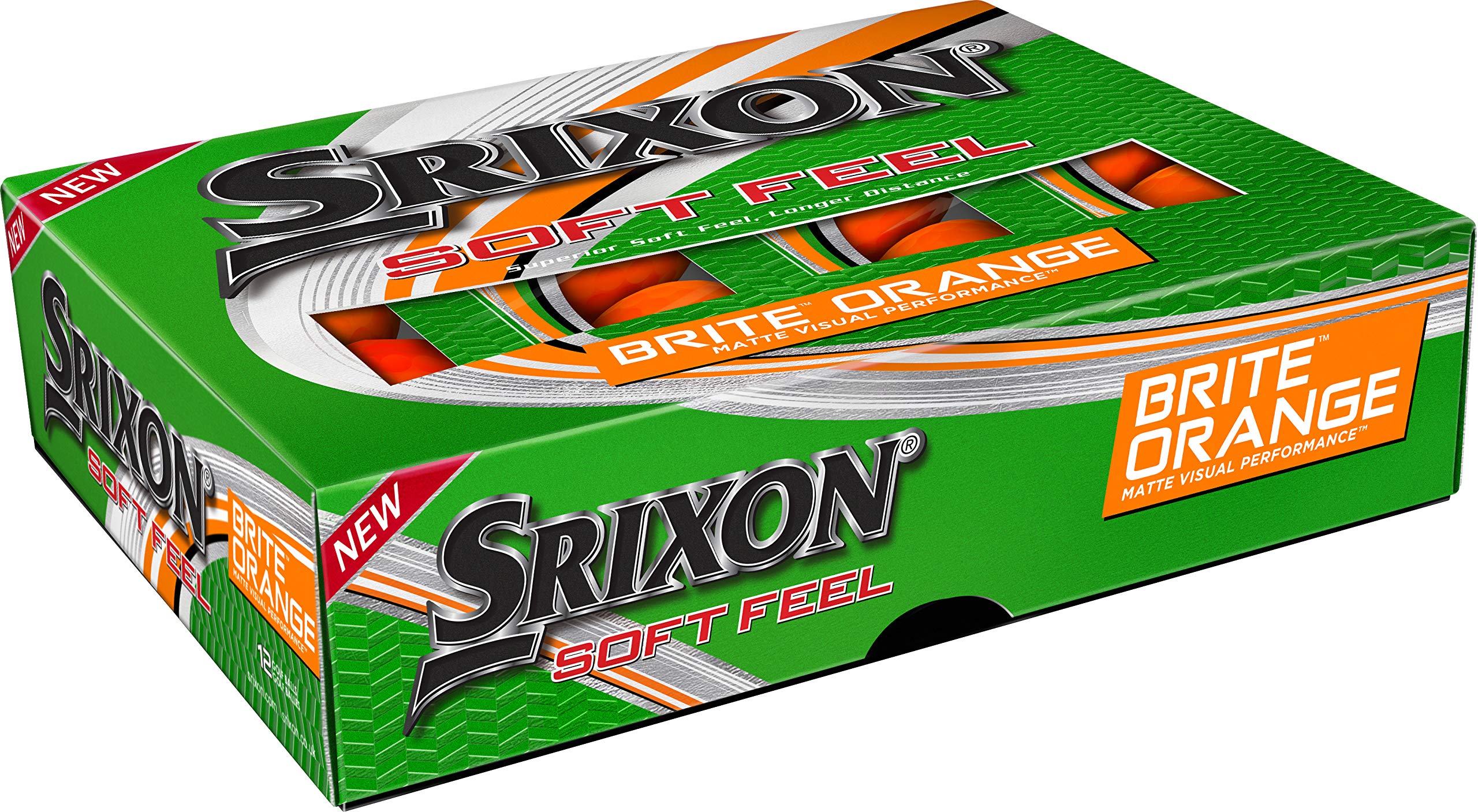 Srixon Soft Feel 12 Brite Orange, Dozen