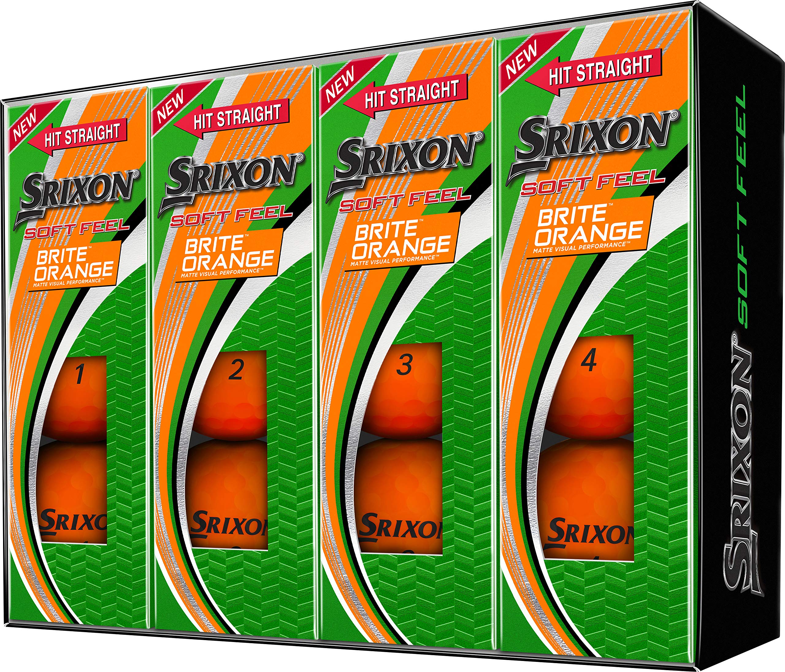 Srixon Soft Feel 12 Brite Orange, Dozen