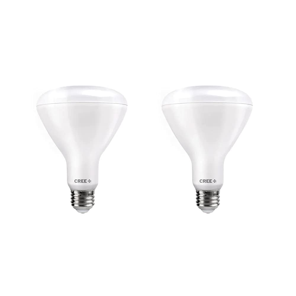 Cree Lighting Exceptional Series BR30 Bulb, 2700K Dimmable LED Bulb, 65W + 680 Lumens, Soft White, 2 Pack