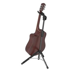 GUITTO Guitar Stand - Universal Portable Guitar Stand Adjustable Folding Hanging Guitar Floor Stands for Acoustic, Classical, Electric, Bass GGS-06