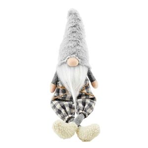 mud pie fuzzy neutral dangle leg gnome