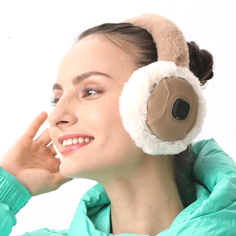 Aroma Season Heated Ear Warmer, Ear Muffs for Winter Women & Men Band Adjustable