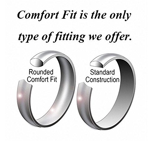 CROWNAL 2mm Thin Black/Gunmetal/Silver/Rose Gold Tungsten Wedding Couple Bands Rings Women Matte Brushed Finish Size 4 To 10 (2mm RoseGold,9)