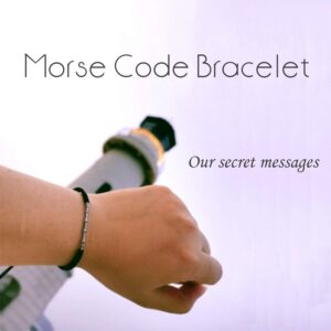 Shonyin Fuck Off Morse Code Bracelets friendship Matching Adjustable Bracelet Set Dainty Funny Galentines Day Jewelry White Elephant Gifts for Men Women Best Friendship 2 Pcs