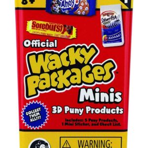 Worlds Smallest Wacky Packages Minis Series 1 Mystery Pack (Bundle of 3)