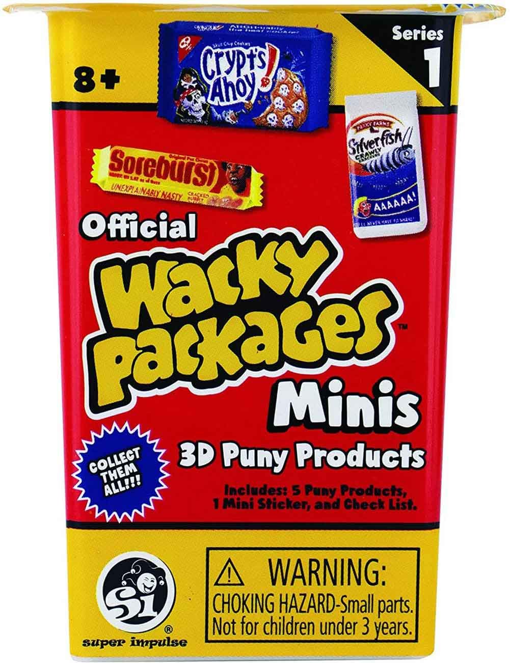 Worlds Smallest Wacky Packages Minis Series 1 Mystery Pack (Bundle of 3)