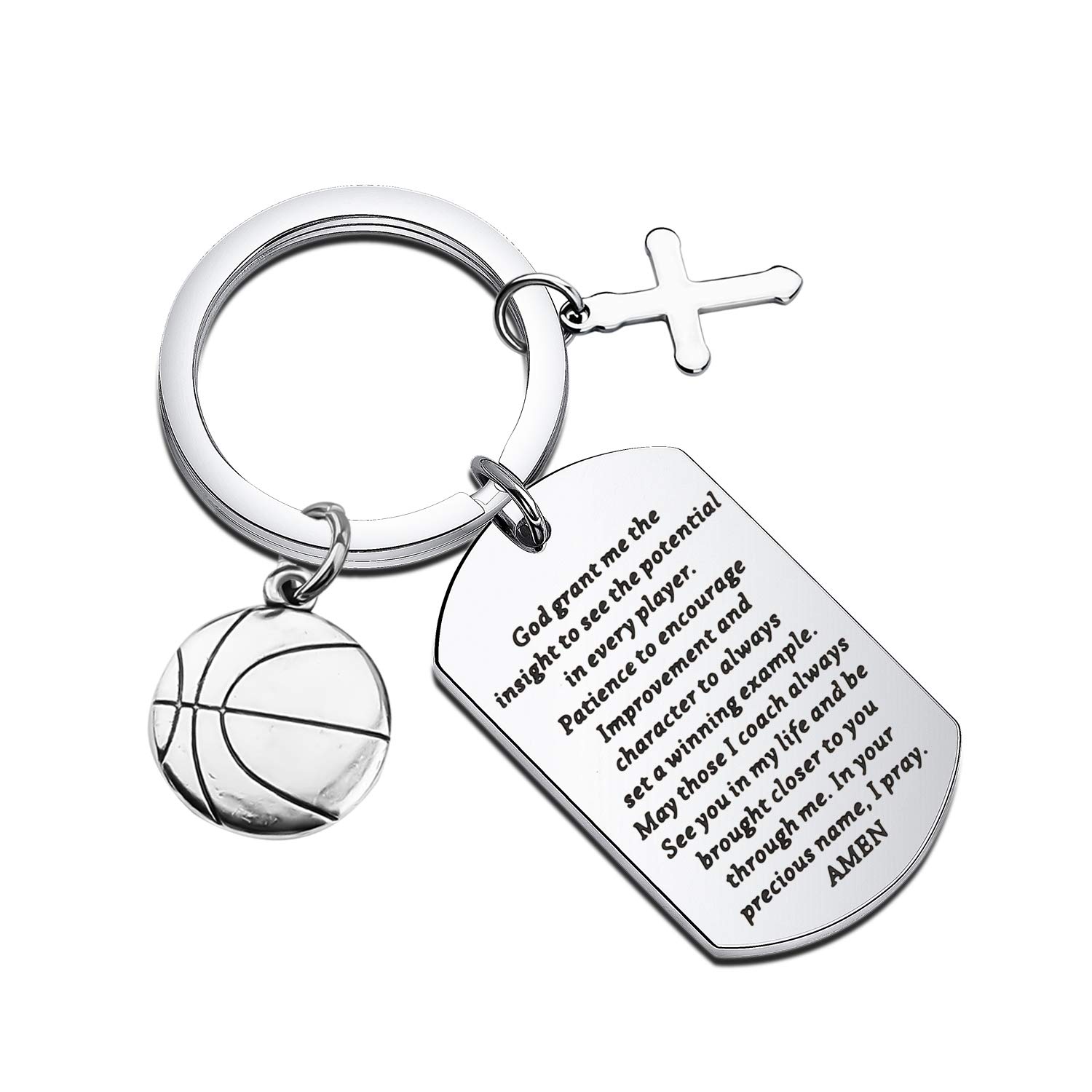 Basketball Coach Thank You Gift for Basketball Coaches Team Gift for Basketball Coach End of Season Coach's Prayer Gift (Basketball Coach K)