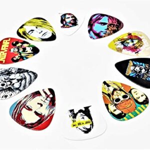 Nirvana | Kurt Cobain Guitar Picks (10 picks in a pack)