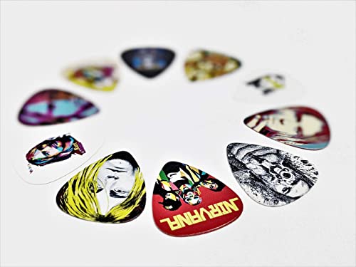 Nirvana | Kurt Cobain Guitar Picks (10 picks in a pack)