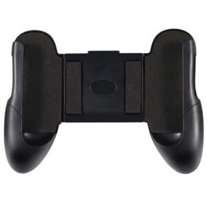 Portable 4.5-6.5 inch Mobile Phone Support Game Controller Joystick Grip Game Holder Handle with Bracket (Black Type 02)