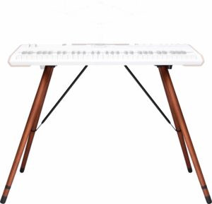 arturia wooden legs for astrolab, keylab 88 mkii and polybrute — adjustable, sturdy and elegant stand