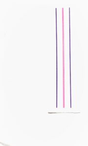 sticker for golf putter, 3 lines alignment (triple track) (magenta and purple, 1 pack)