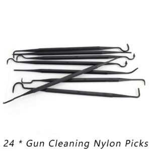 Areyourshop G-u-n Cleaning Nylon Picks Tools Kit,Clean Tool,24pcs,6 Sets