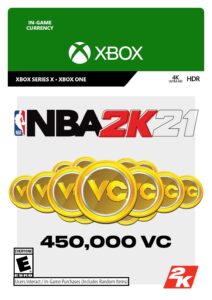 nba 2k21: 450,000 vc - xbox one [digital code]