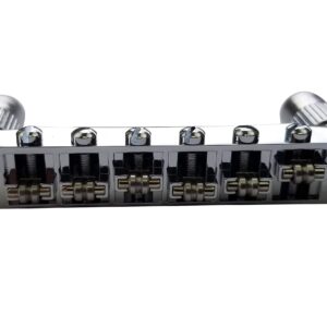 Tune-O-Matic Bridge w/Roller Saddles for Epiphone Les Paul, SG, ES, Dot, Chrome Color