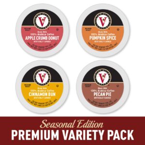 Victor Allen's Coffee Autumn and Sweet & Salty Variety Packs, Medium Roast, 192 Count