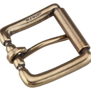 SENWA Vintage Brass Roller Square Buckle-1.6"(40mm) for 1.5"(38mm) Belt