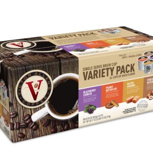 Victor Allen's Coffee Autumn and Sweet & Salty Variety Packs, Medium Roast, 192 Count