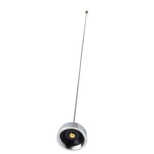 HYS VHF NMO Antenna, 17.9 Inches Whip Antenna with NMO Mount 4meter (13.1ft) PL259(UHF Male) RG58 Coax Cable and L Shape Bracket for Yaesu Kenwood Midland Motorola Mobile Radio