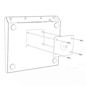 HXW PPS-75 Electronic Mounting Stand With Plate For Percussion Instruments Sample Pad/Drum Pad